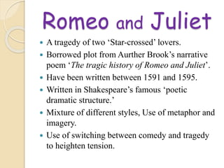 Romeo and Juliet by William Shakespeare. A tragedy of two Star-Crossed ...