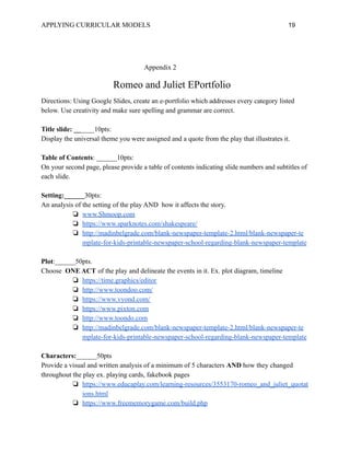 Romeo and Juliet Lesson Plan | PDF