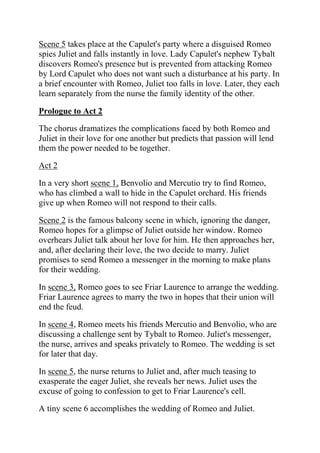 Romeo And Juliet Nurse Monologue