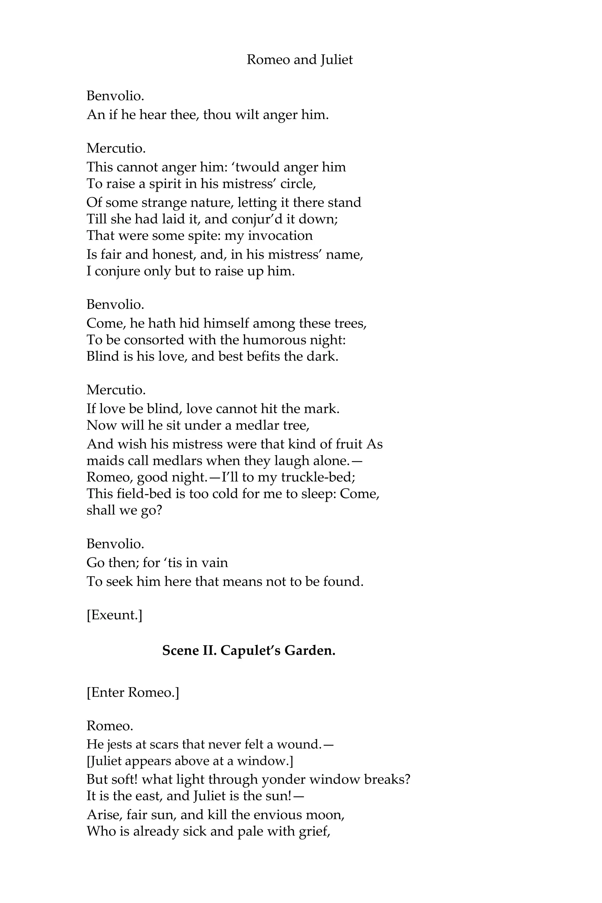 Romeo and juliet -william shakespeare | PDF