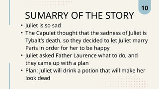 Romeo and Juliet story and literary elements | PPT