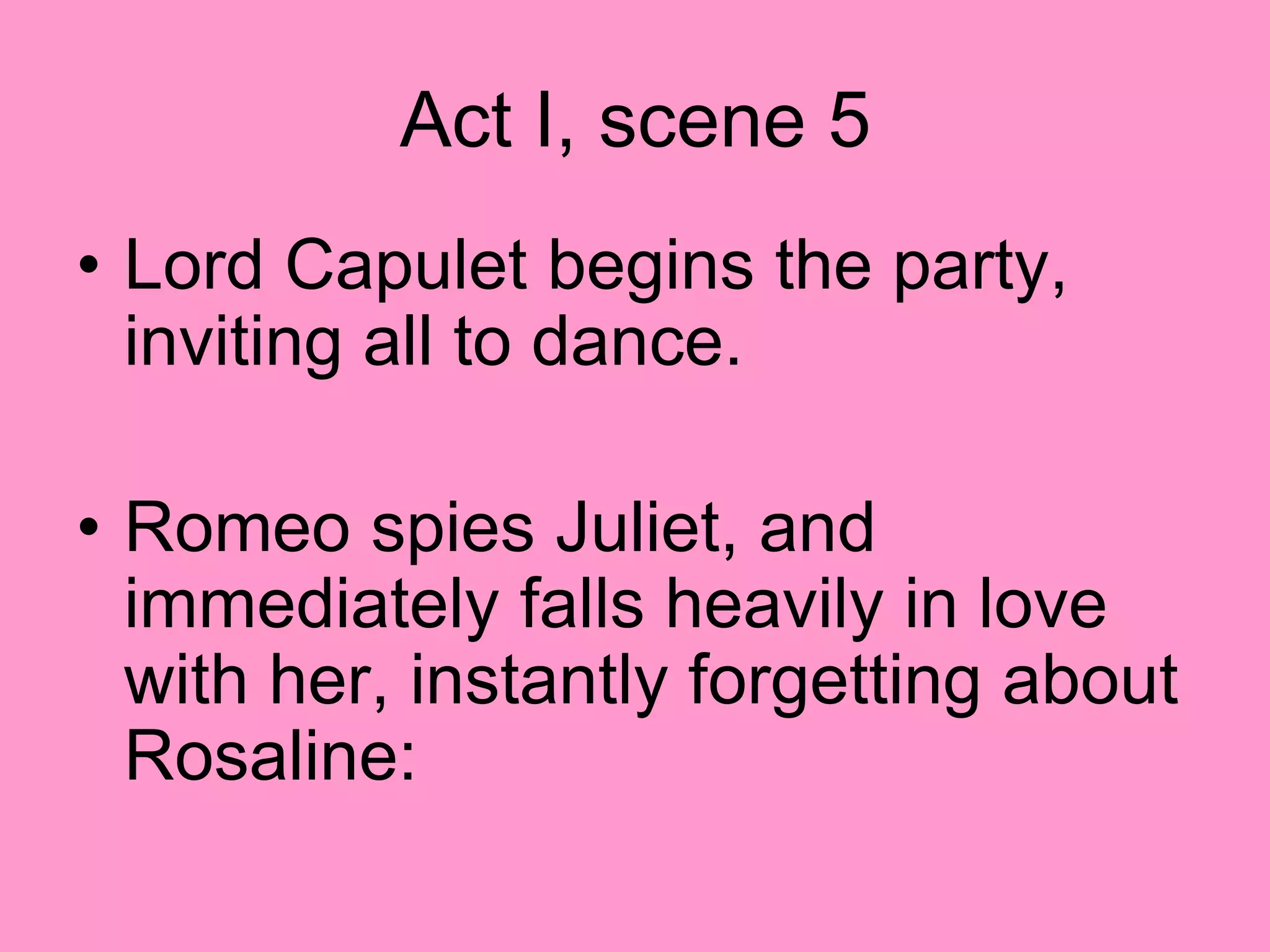Romeo and juliet act 1 | PPTX