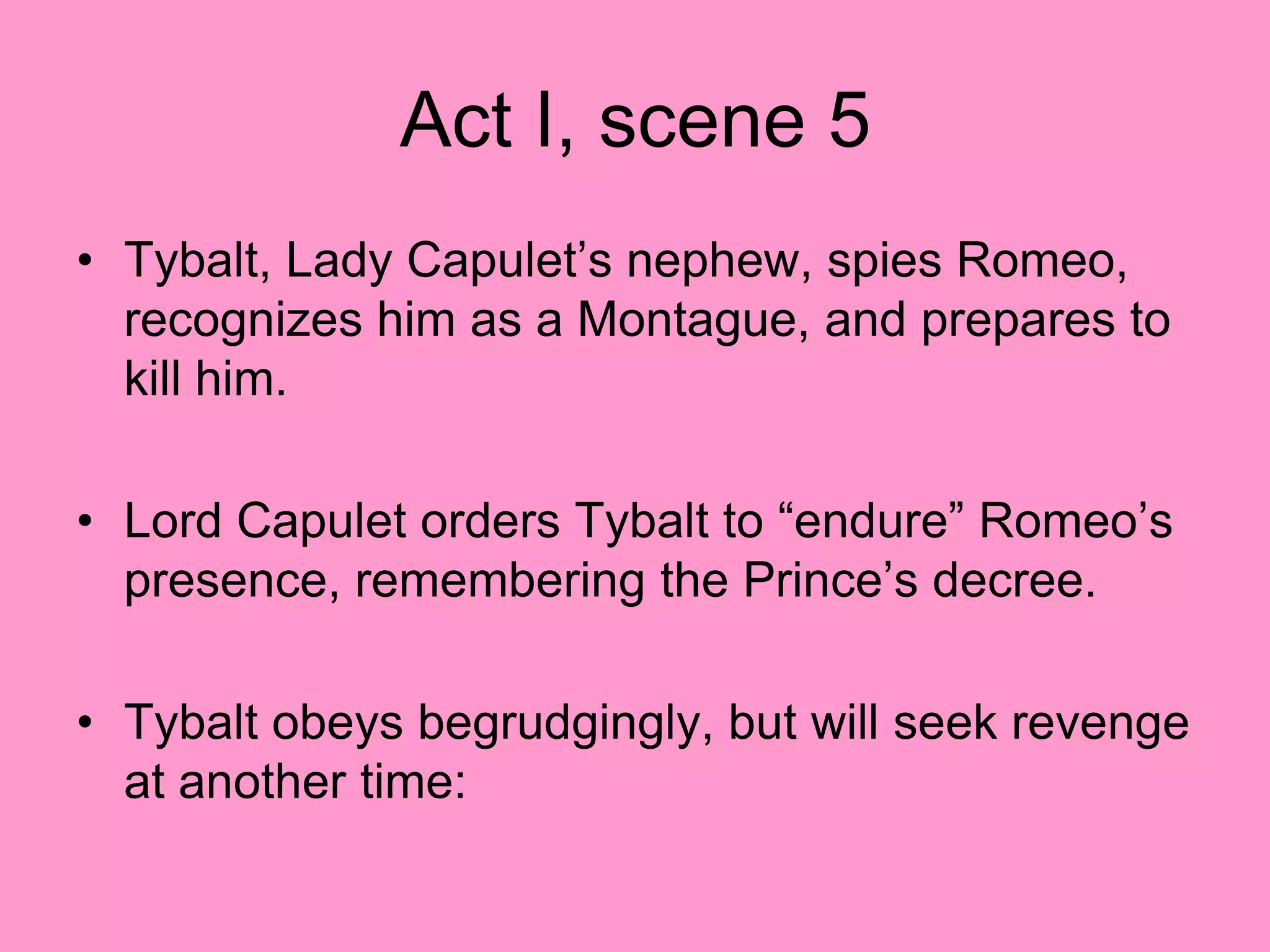 Romeo and juliet act 1 | PPTX