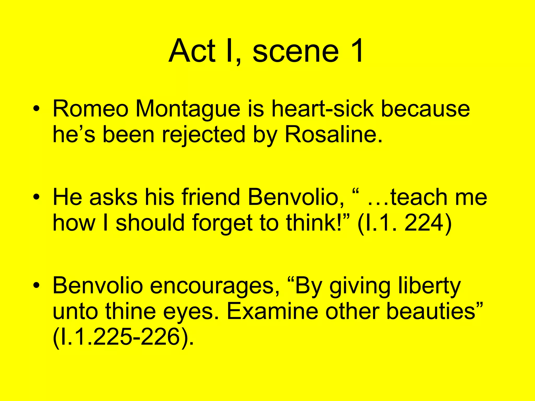 Romeo and juliet act 1 | PPTX