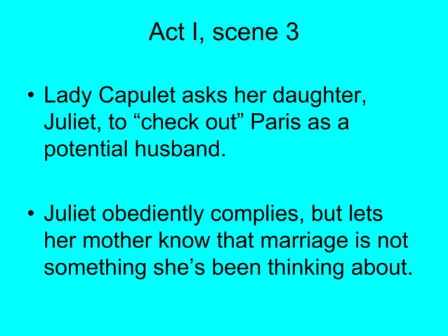 Romeo and juliet act 1 | PPTX