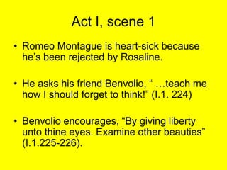 Romeo and juliet act 1 | PPTX