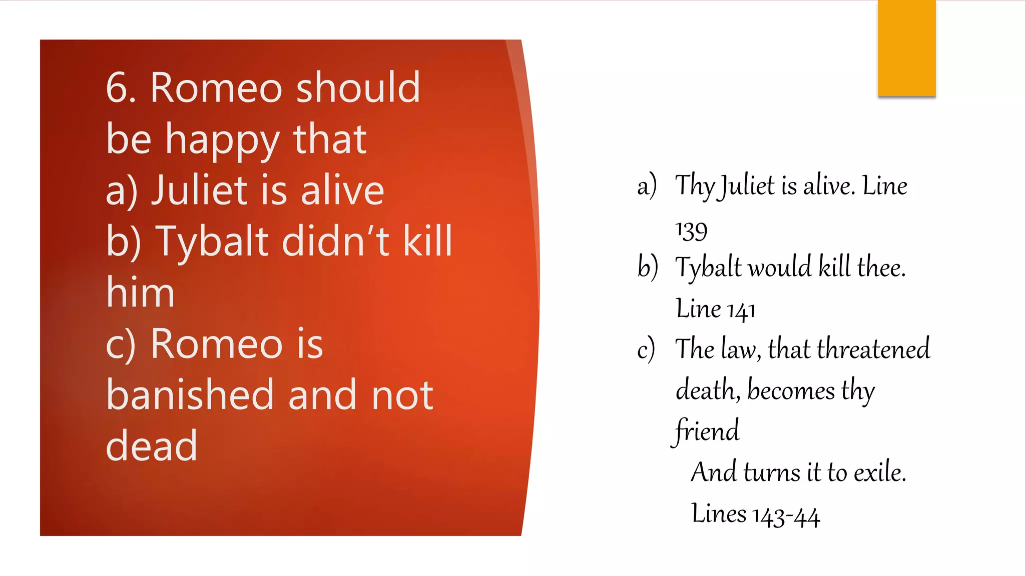 Romeo & Juliet, Act 3, Scene 3 | PPTX