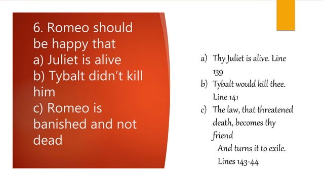 Romeo & Juliet, Act 3, Scene 3 | PPTX | Fiction | Books and Literature