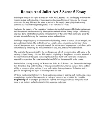 Romeo And Juliet Act 3 Scene 5 Essay.pdf