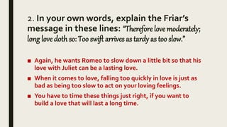 Romeo and Juliet - Act Two | PPTX