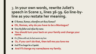 Romeo and Juliet - Act Two | PPTX
