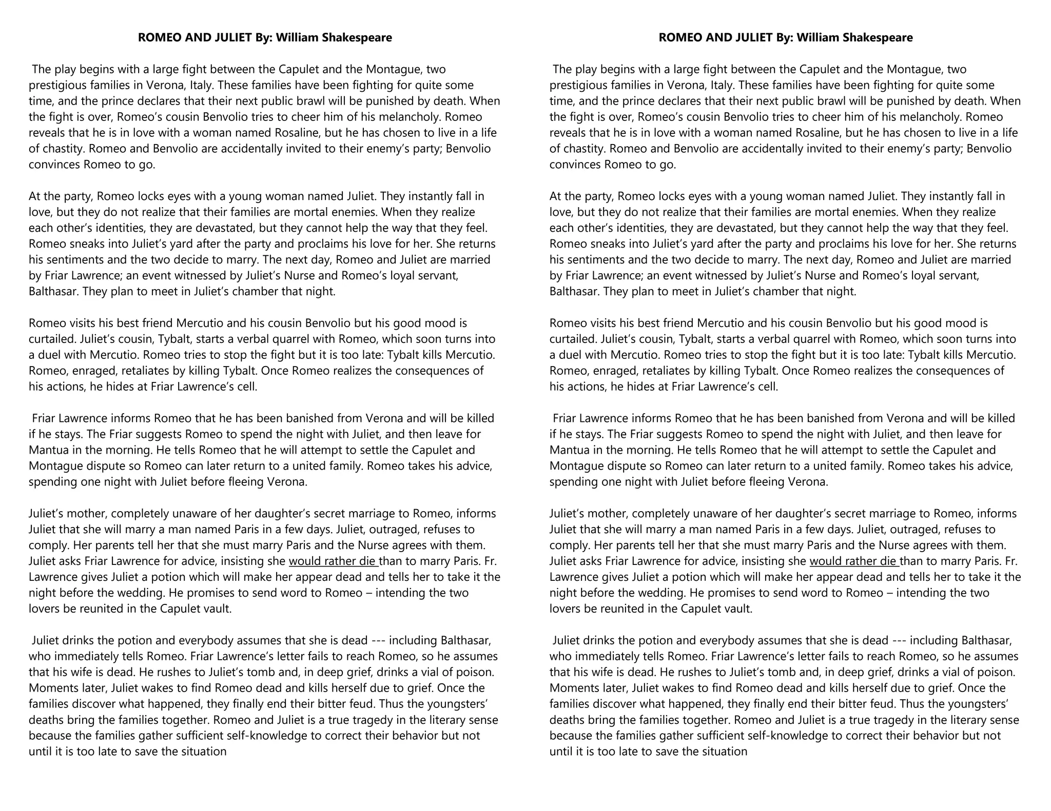 ROMEO AND JULIET , friar Laurence, Capulet | PPT