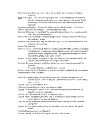 Romeo and juliet death **Incomplete** | DOCX