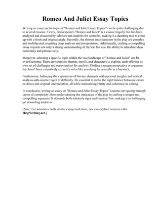 Romeo And Juliet Essay Topics.pdf