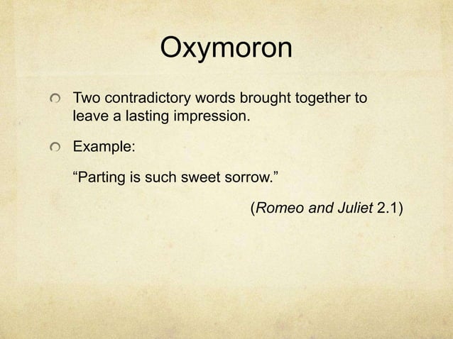Romeo and Juliet Lit Terms and Examples | PPT