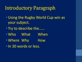 How to Write a Newspaper Article | PPTX