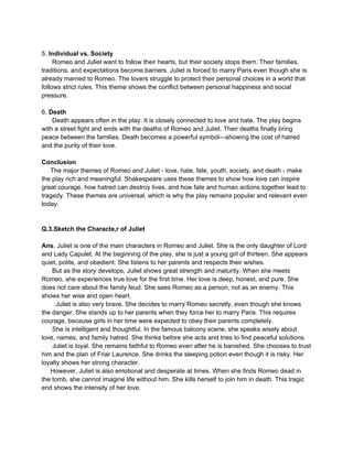 In-Depth Analysis of Shakespeare's Romeo and Juliet: Themes, Characters ...