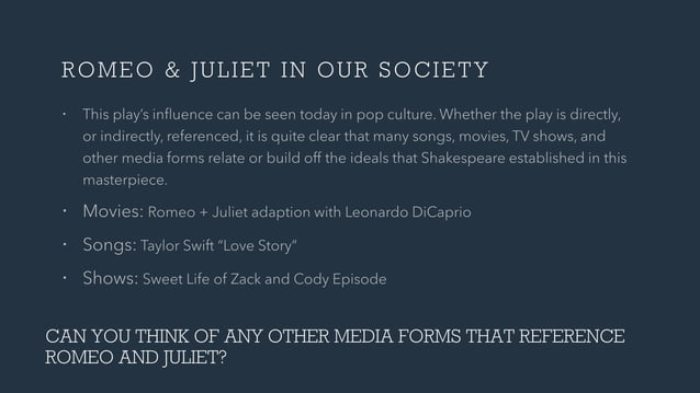 Romeo and juliet pp | PPT