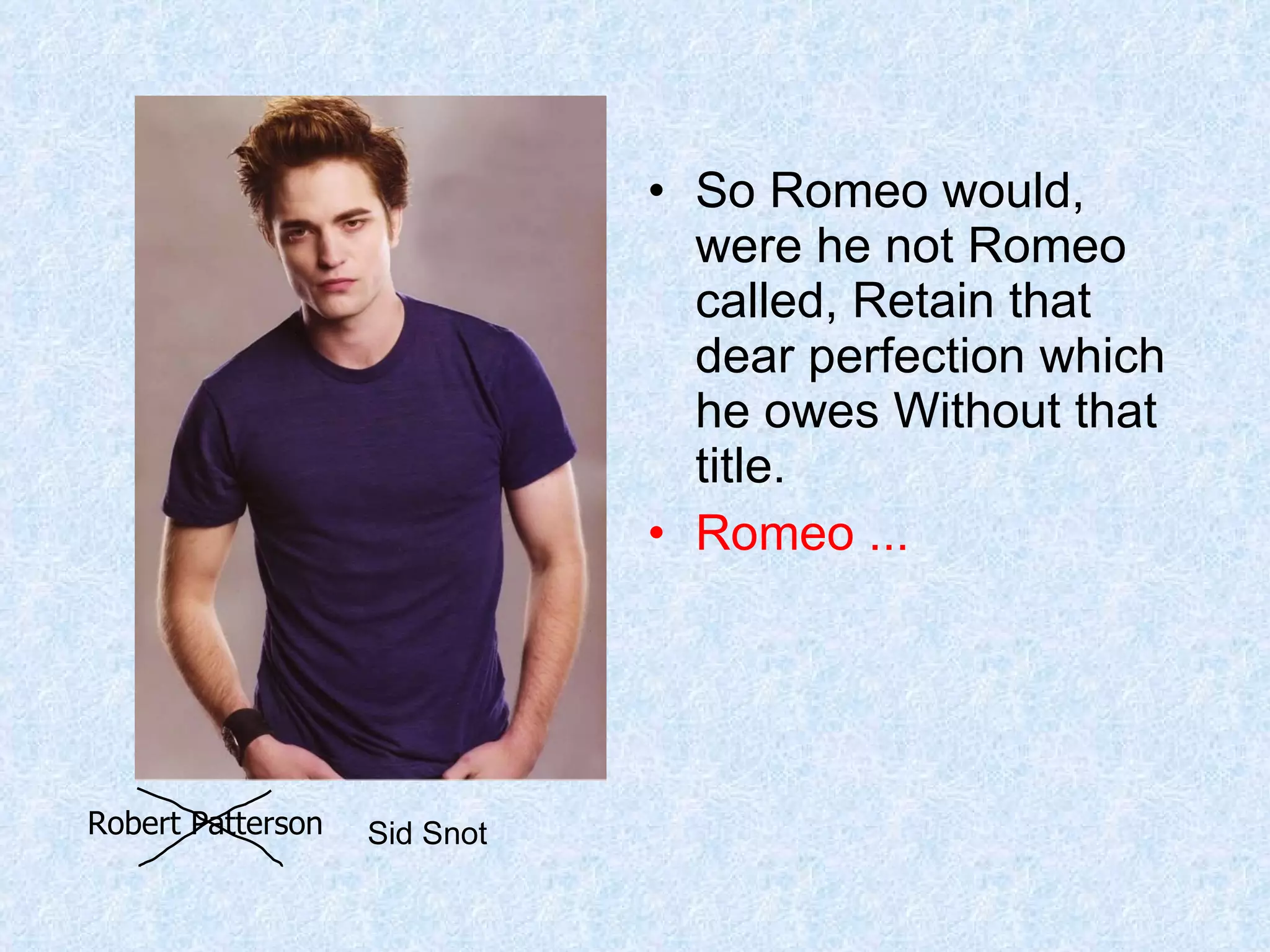 Romeo and juliet reflection statement | PPT