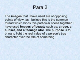 Romeo and juliet reflection statement | PPT