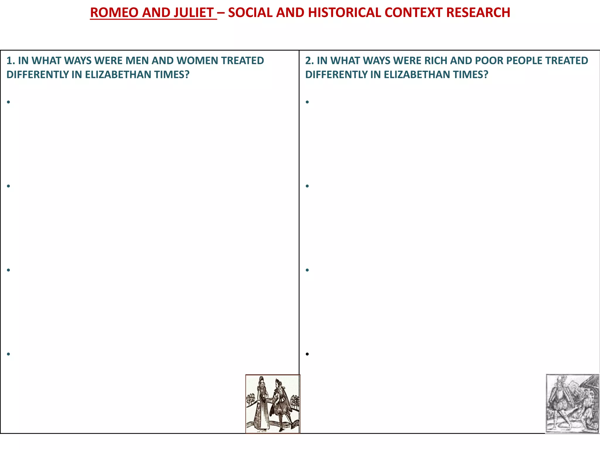Romeo and Juliet - lessons, analysis, activities and resources for 6-10 ...