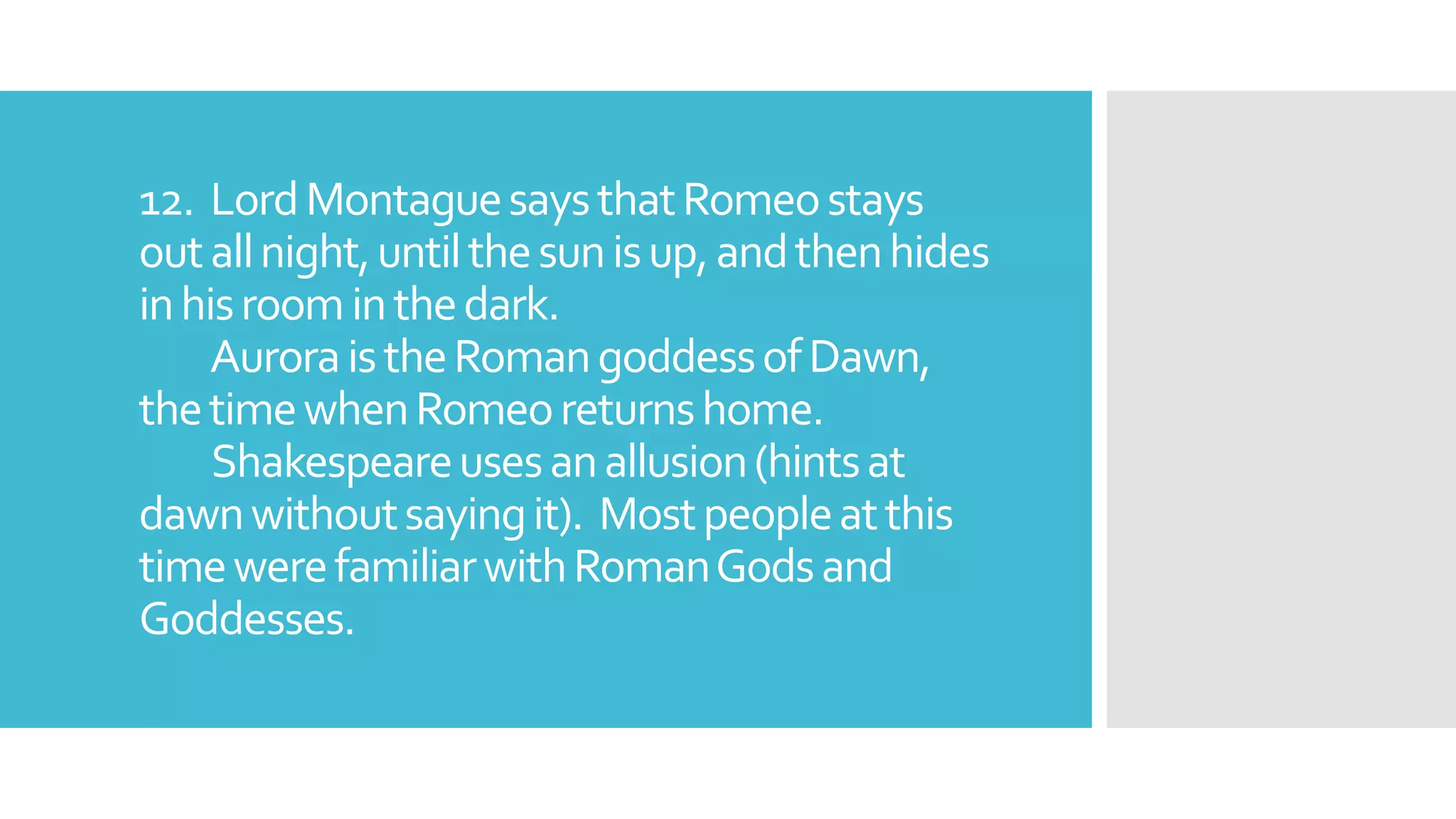 Romeo & Juliet Act 1 Scene 1 | PPTX