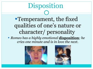 Romeo & Juliet Act 1 Vocabulary | PPT