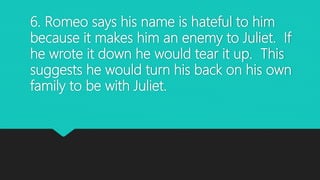 Romeo & Juliet - Act 2, Scene 2 | PPTX