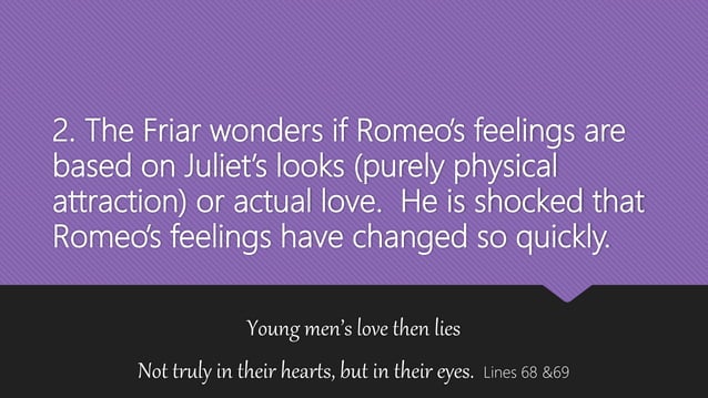 Romeo & Juliet, Act 2, Scene 3 | PPTX | Theater Venues | Attractions