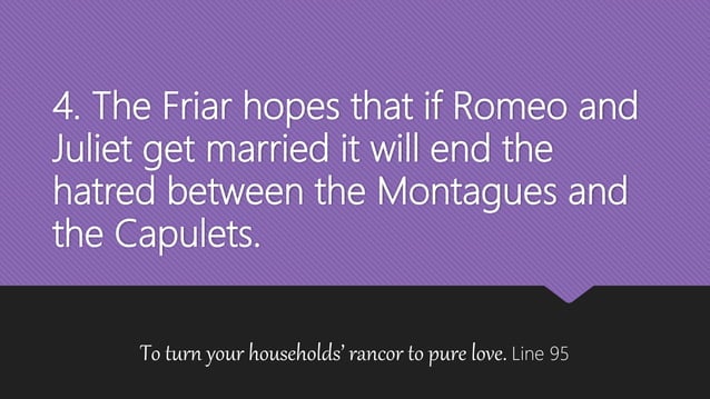 Romeo & Juliet, Act 2, Scene 3 | PPTX | Theater Venues | Attractions