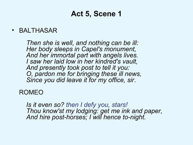 Romeo & juliet fate powerpoint | PPT