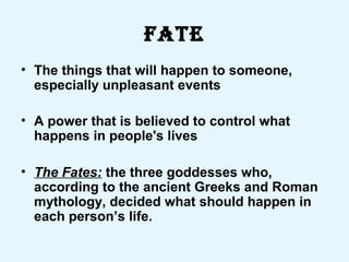 Romeo & juliet fate powerpoint | PPT