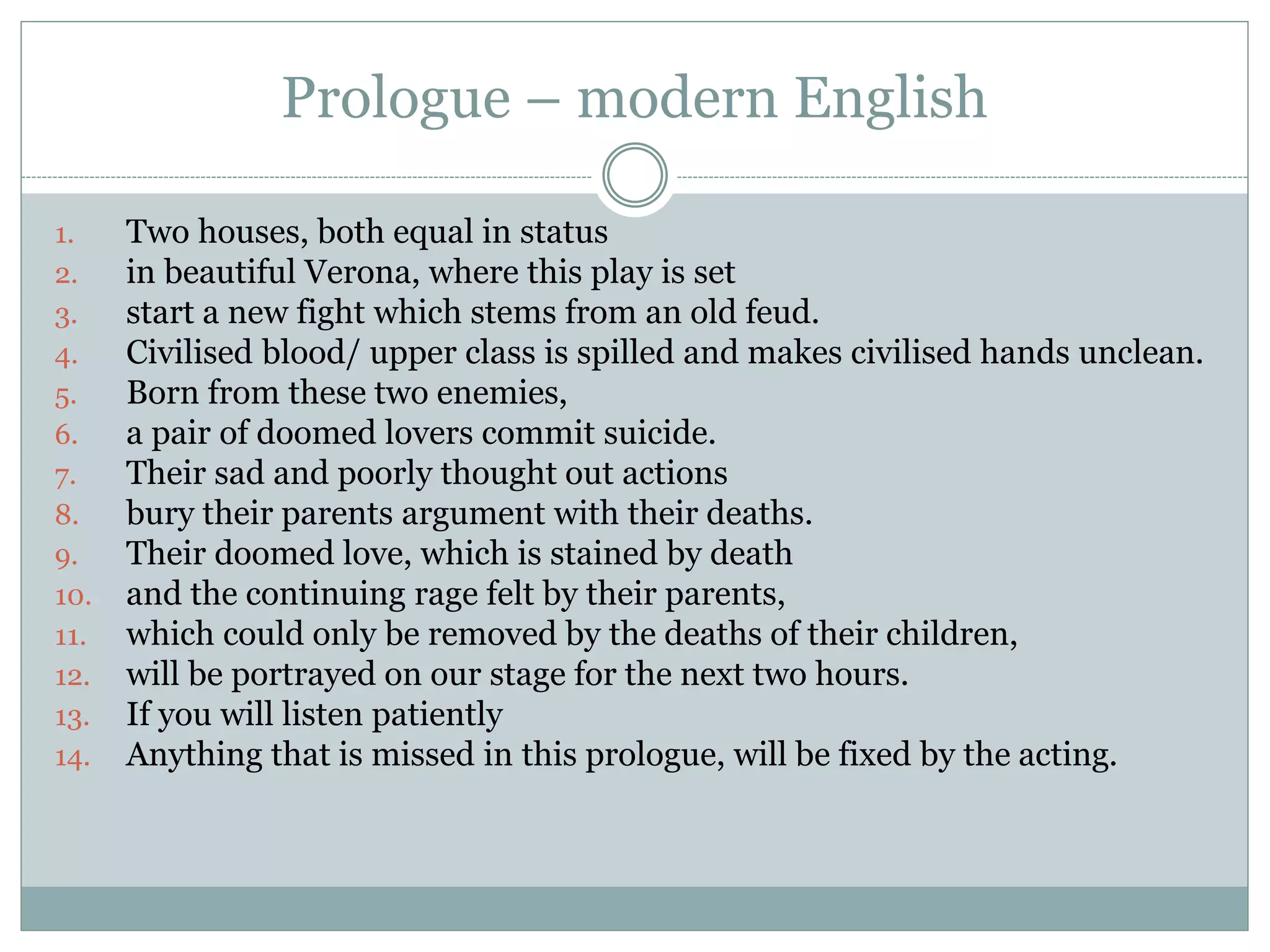 Introduction to Romeo & Juliet - William Shakespeare | PDF