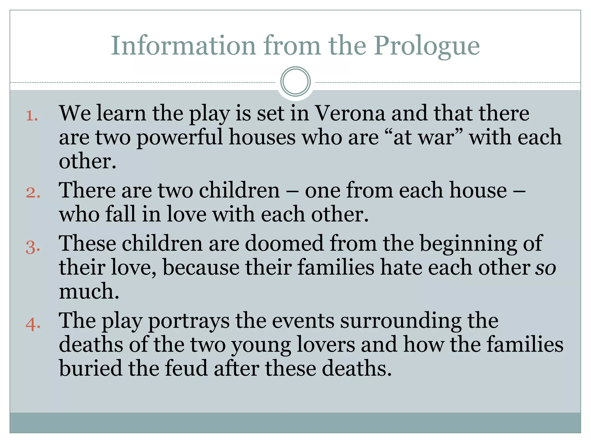 Introduction to Romeo & Juliet - William Shakespeare | PDF