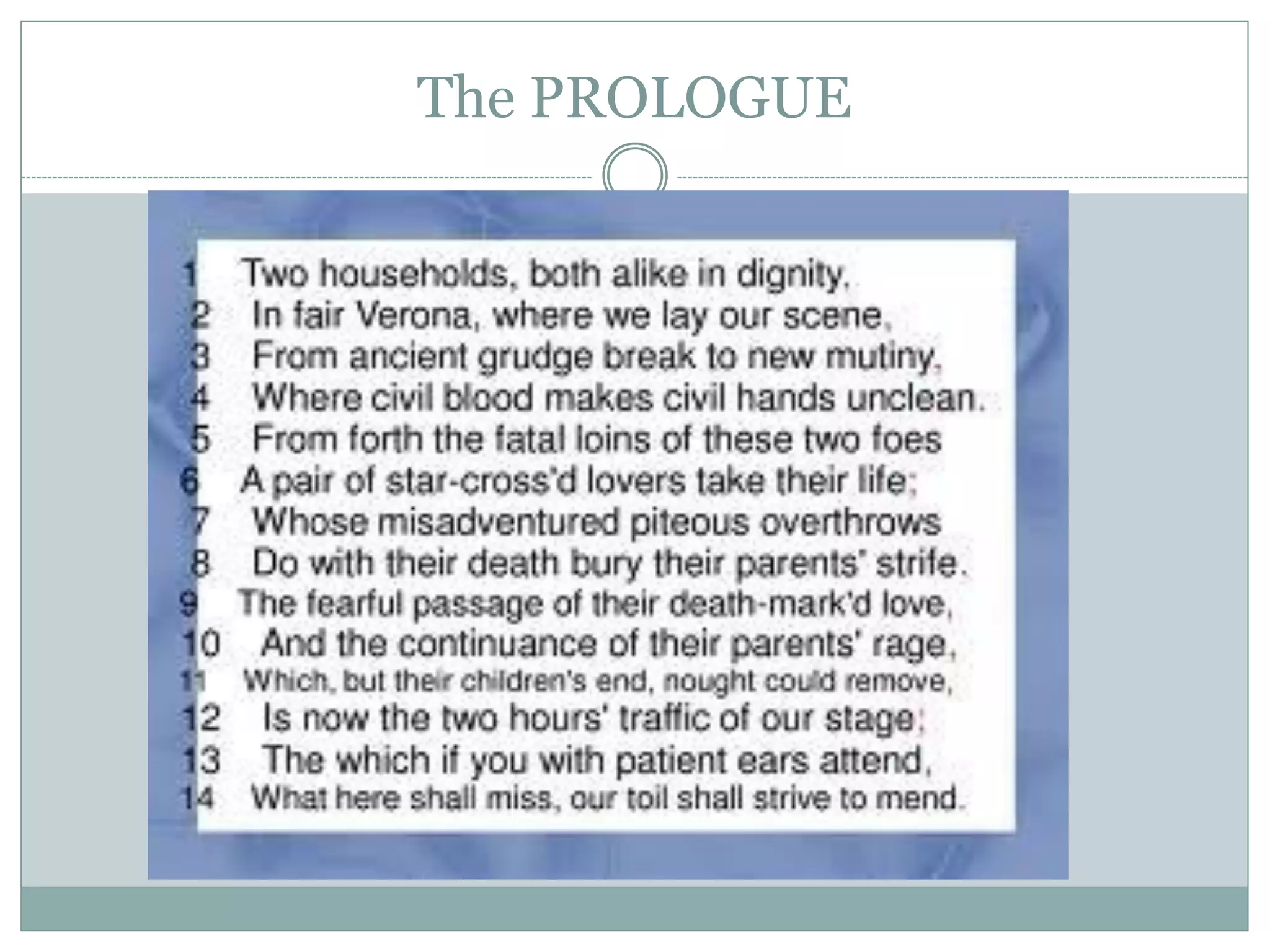 Introduction to Romeo & Juliet - William Shakespeare | PDF