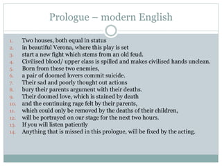 Introduction to Romeo & Juliet - William Shakespeare | PDF