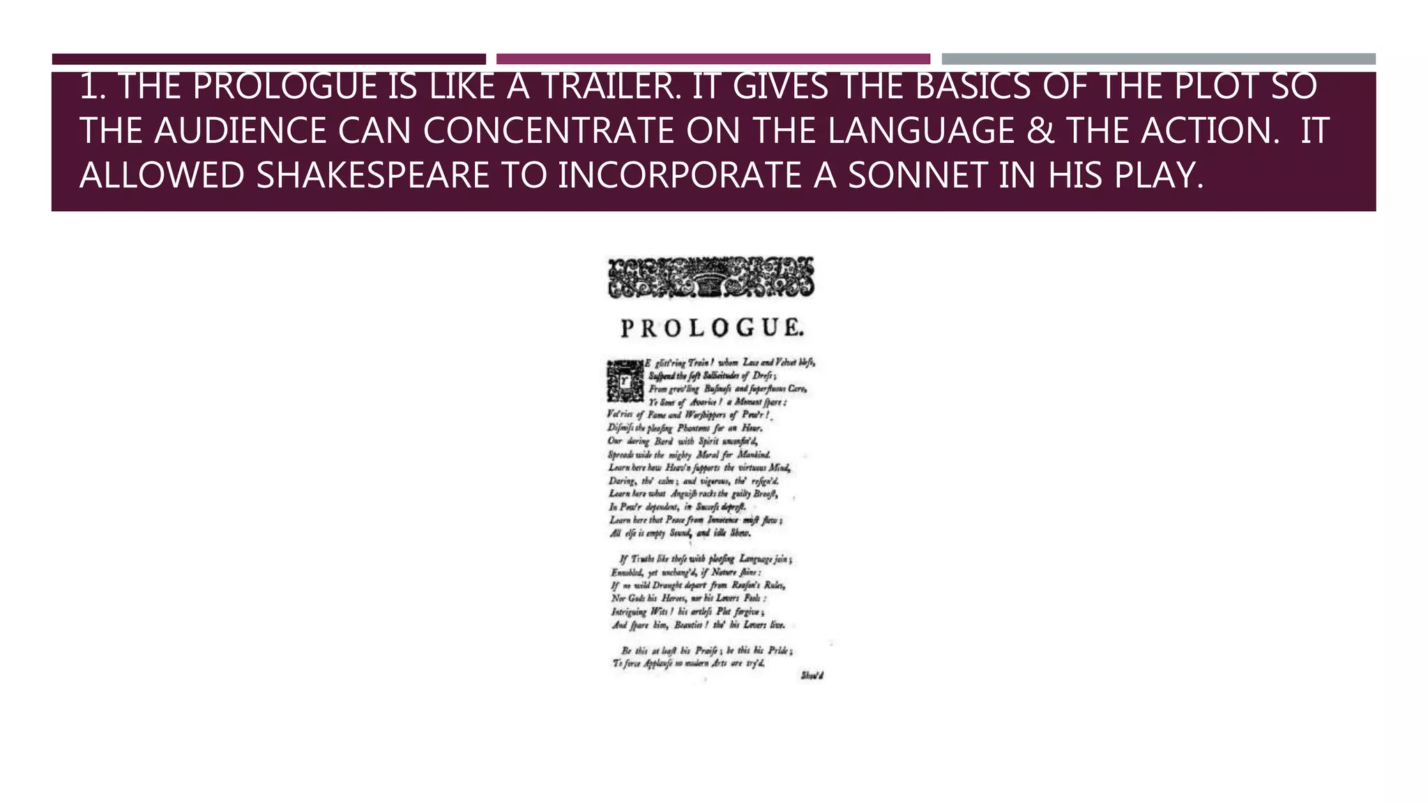 Romeo & Juliet – The prologue | PPTX