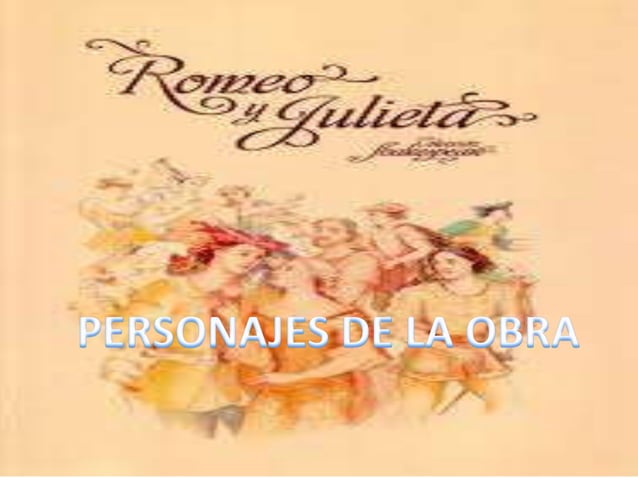 Romeo y julieta personajes | PPTX | Romance | Genres