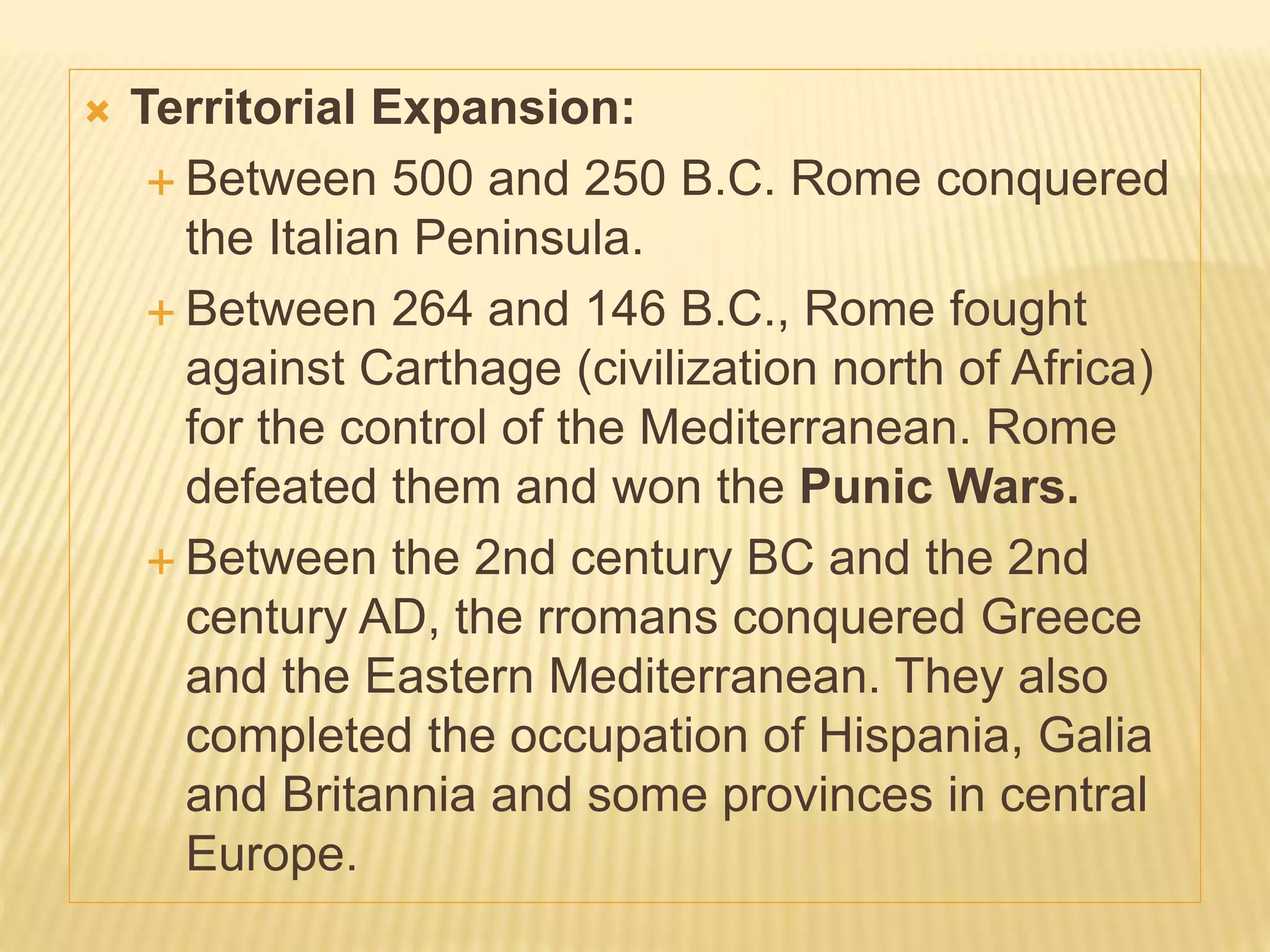 Ancient Rome: Political Evolution | PPTX