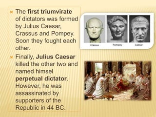 Ancient Rome: Political Evolution | PPTX