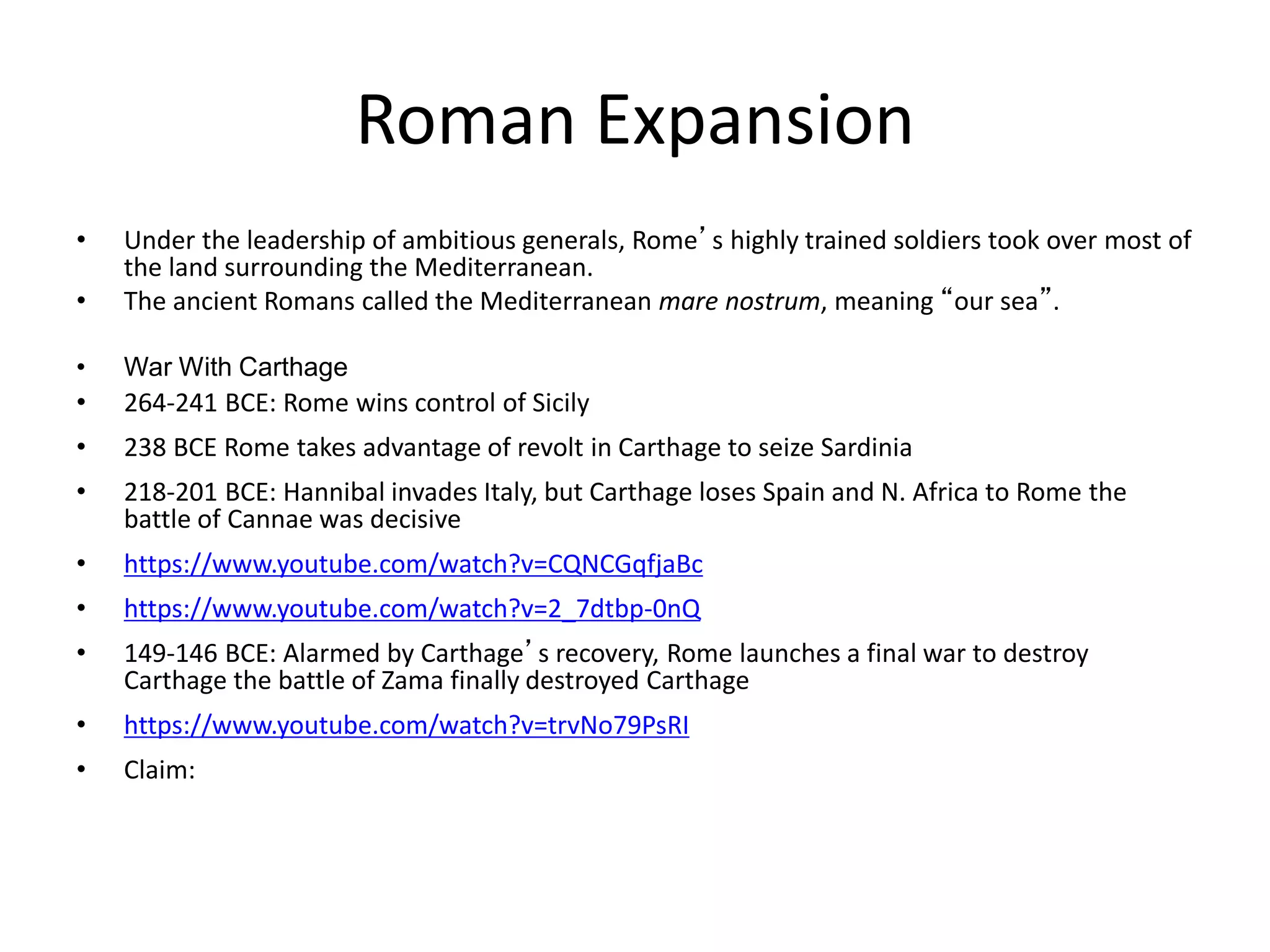 Rome ppt complete copy 2 | PPTX
