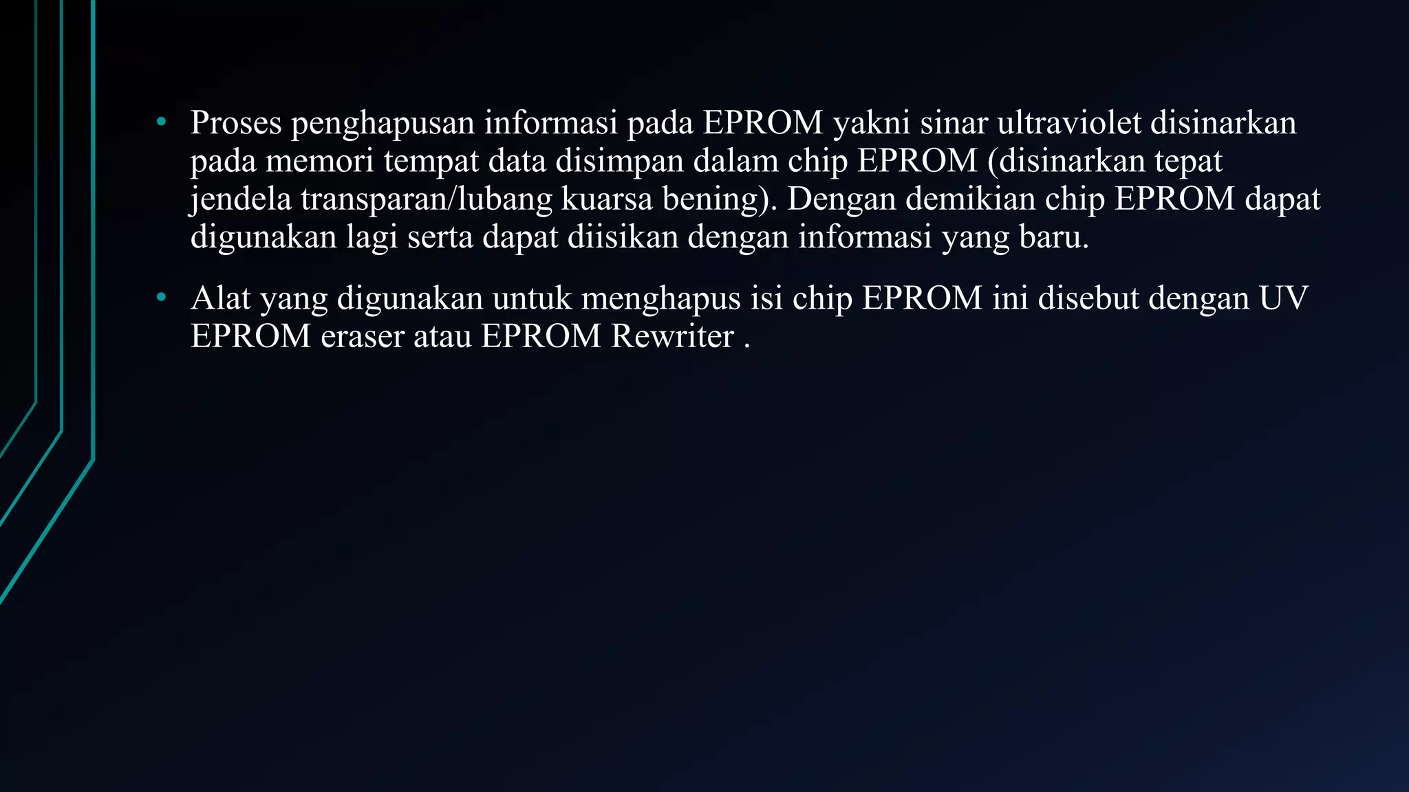 Rom & EPROM UTS lisfa | PPT