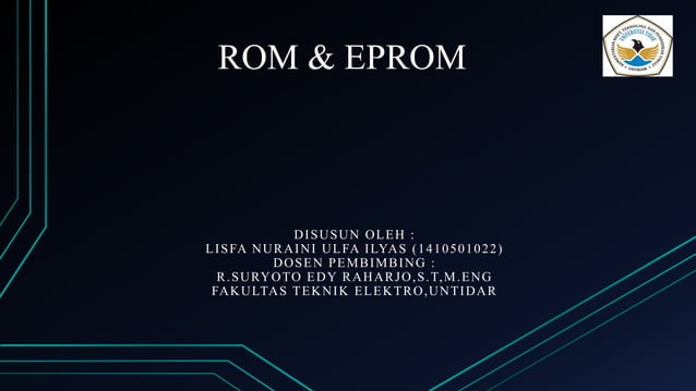 Rom & EPROM UTS lisfa | PPT