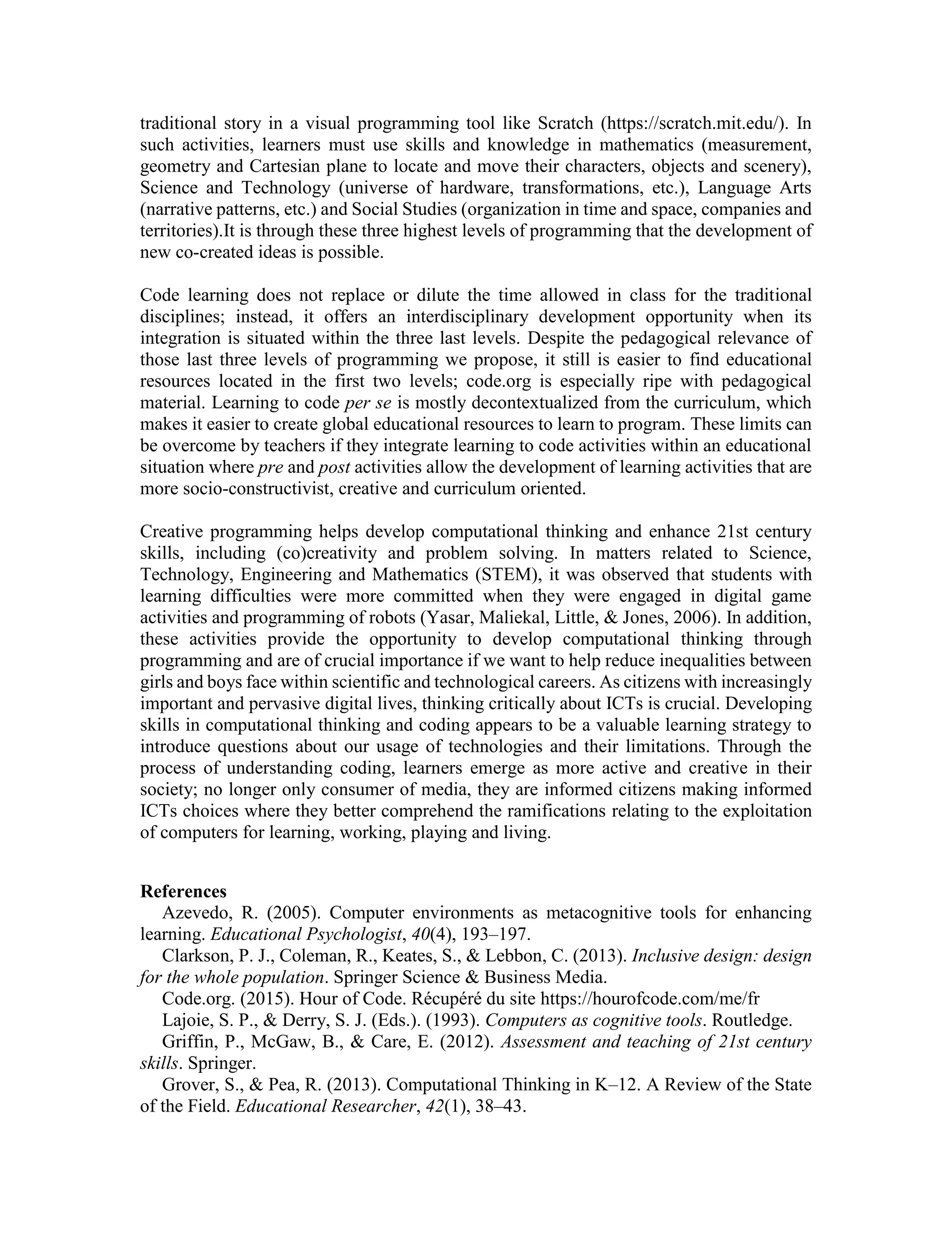 Romero et-al-2016-cidui-5 levelsprogramming | PDF