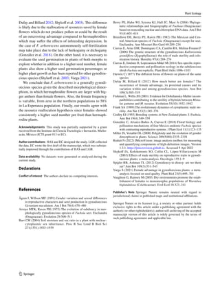 Romero et al 2024. Gynodioecy Fuchsia arborescens.pdf