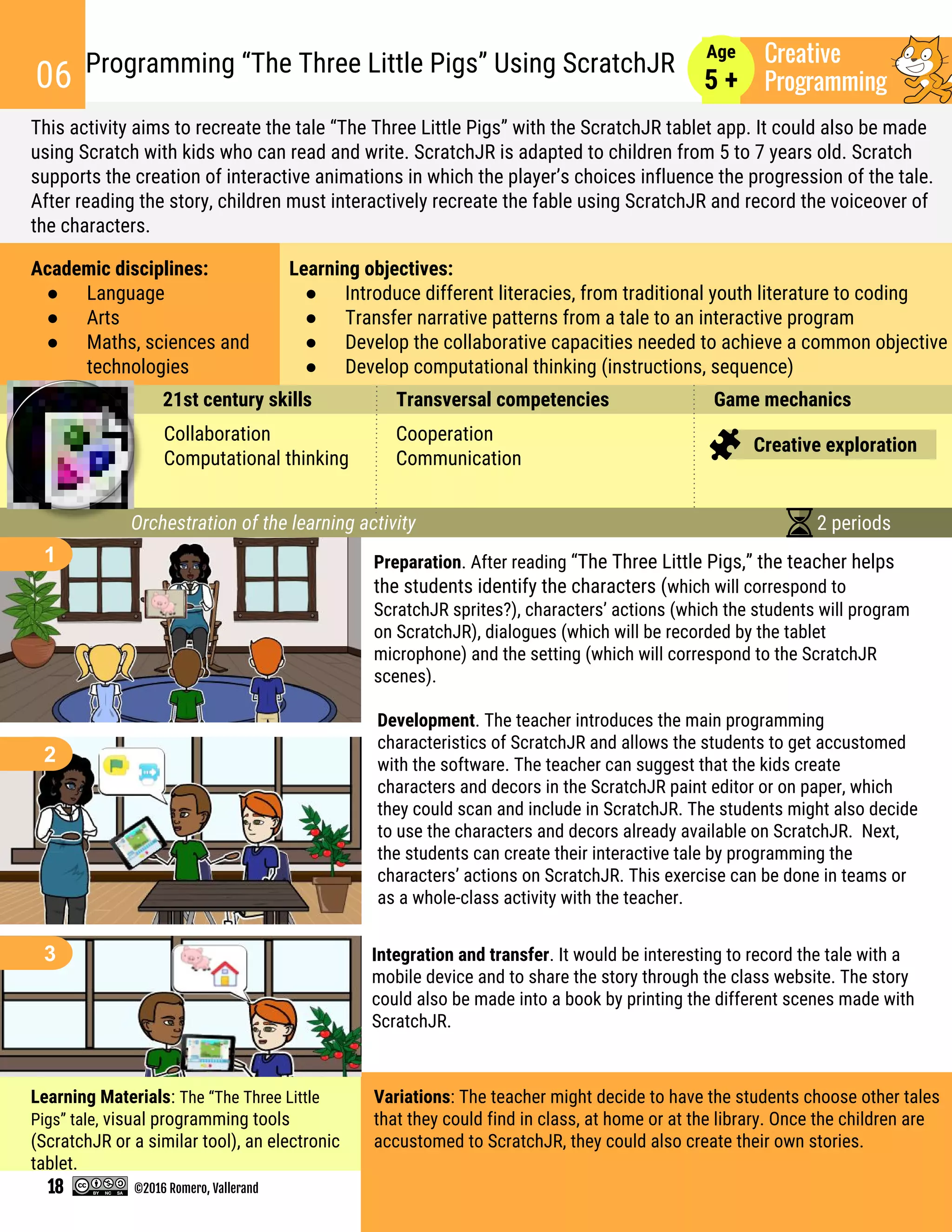 Romero & Vallerand (2016) Co-creative activities for the 21st century kids-R02 | PDF
