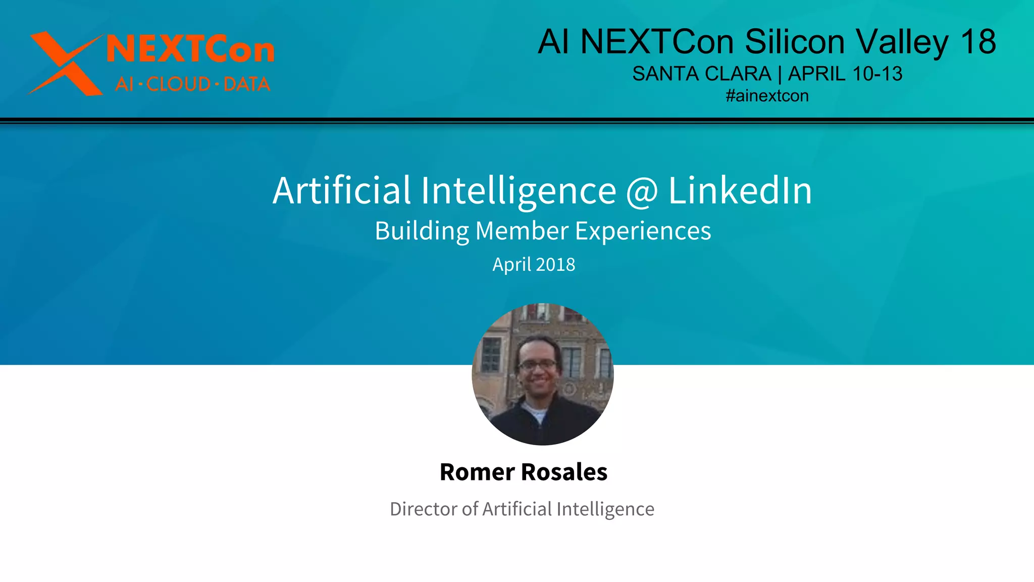 Artificial Intelligence at LinkedIn | PDF