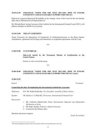 Rome statute - 25th anniversary. | PDF