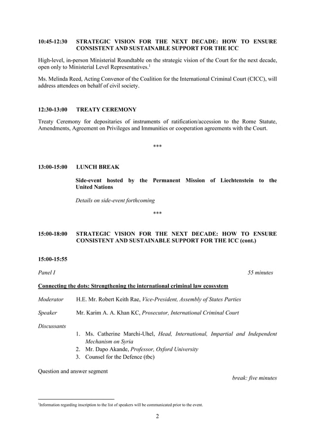 Rome statute - 25th anniversary. | PDF