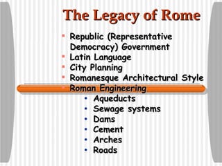 Rome Power Point | PPT